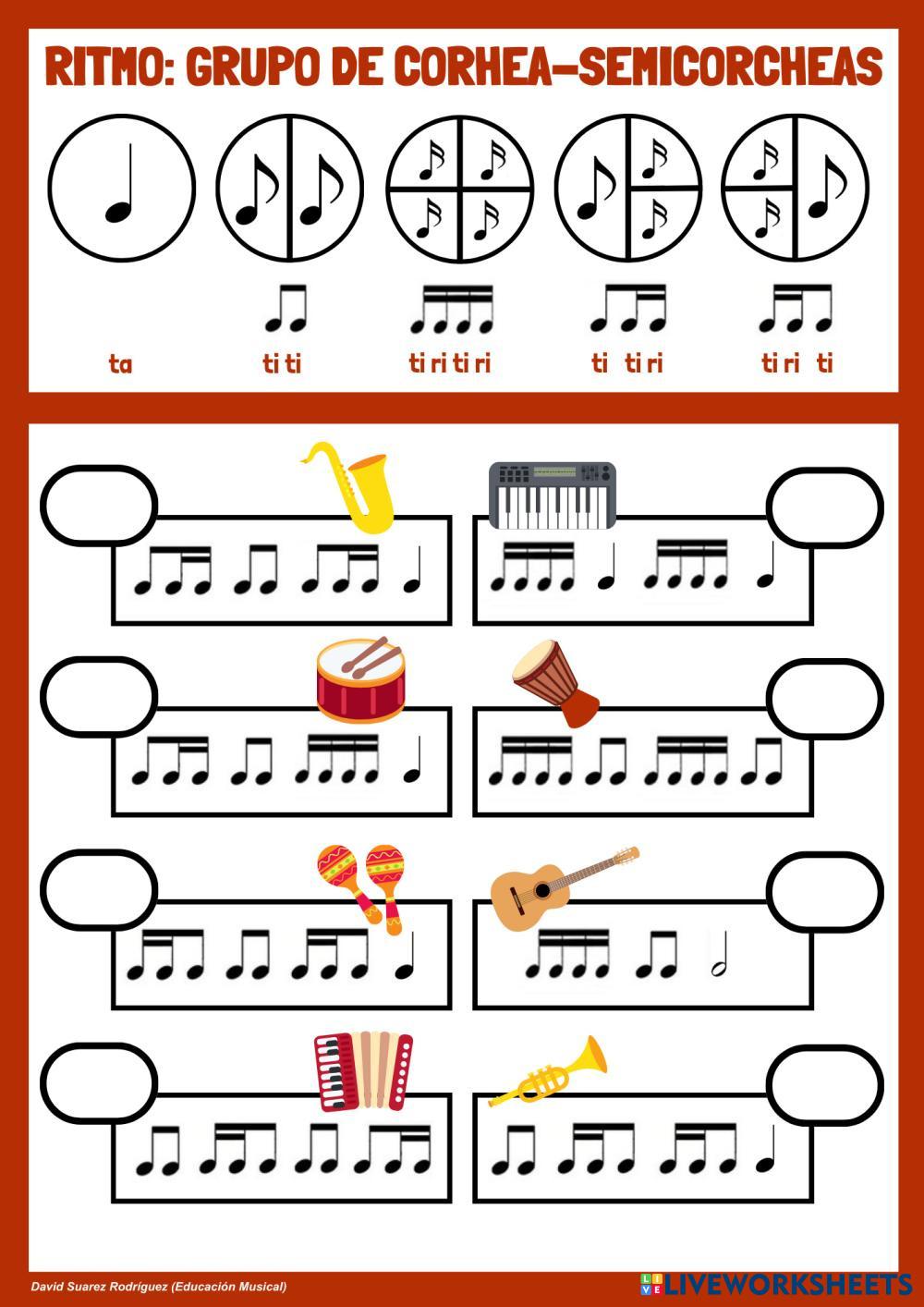 RITMO 7598243 | David Suárez Rodríguez | Live Worksheets