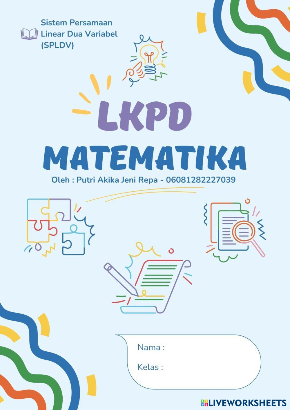 LKPD Worksheet … | Free Interactive Worksheets | 7598481