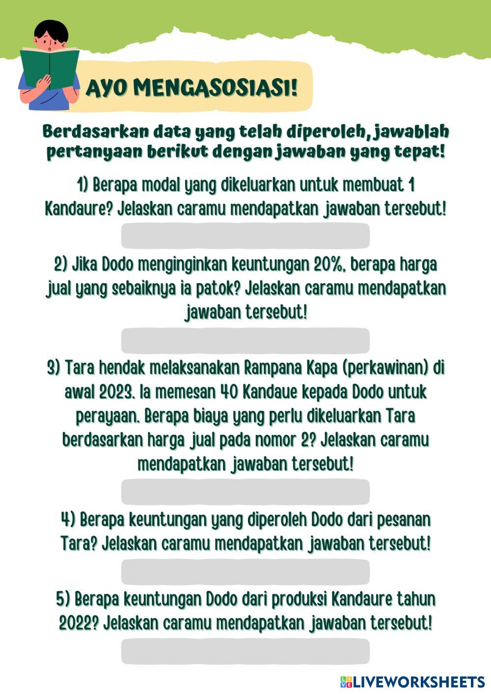 E-LKPD Berbasis Etnomatematika Motif Kandaure Toraja Lembar Kerja ...
