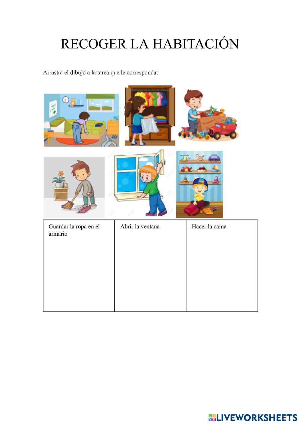 Pasos para recoger la habitación 7602452 | Claudia