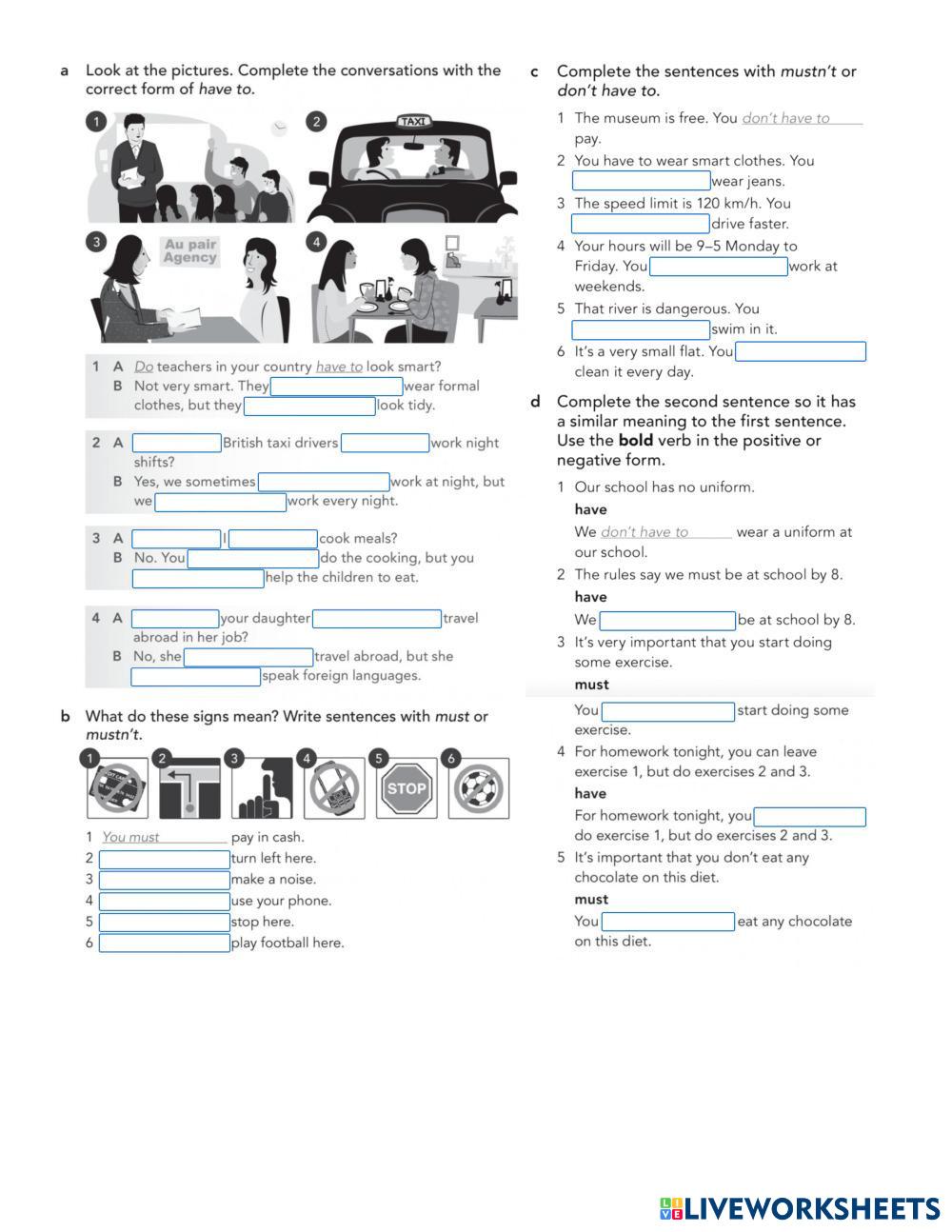 Worksheet | Live Worksheets
