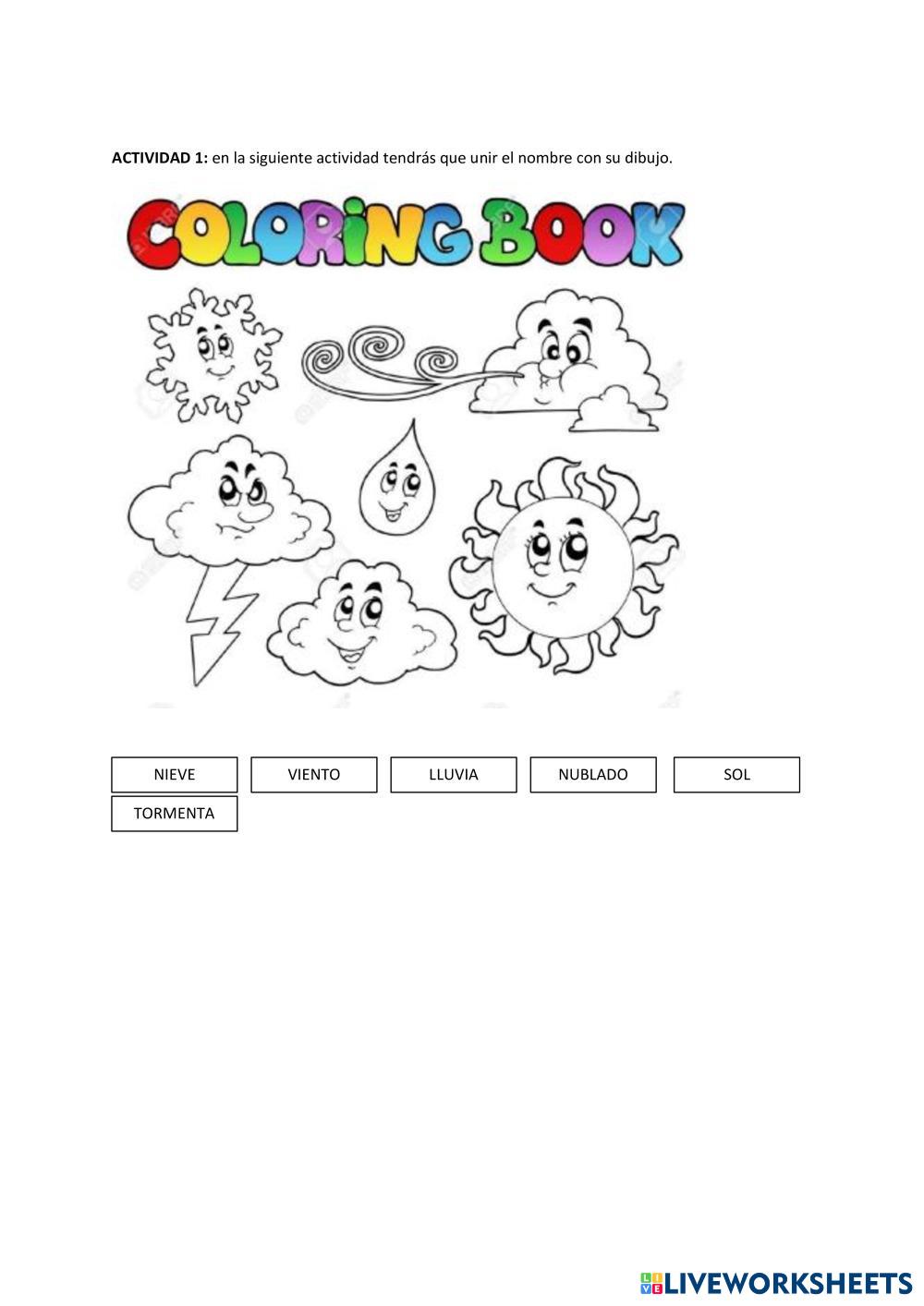 El clima | Free Interactive Worksheets | 7604909