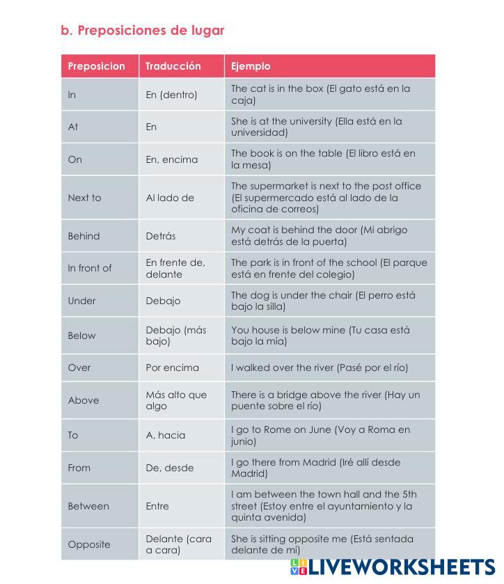 0977_2 Preposic… | Free Interactive Worksheets | 7605748