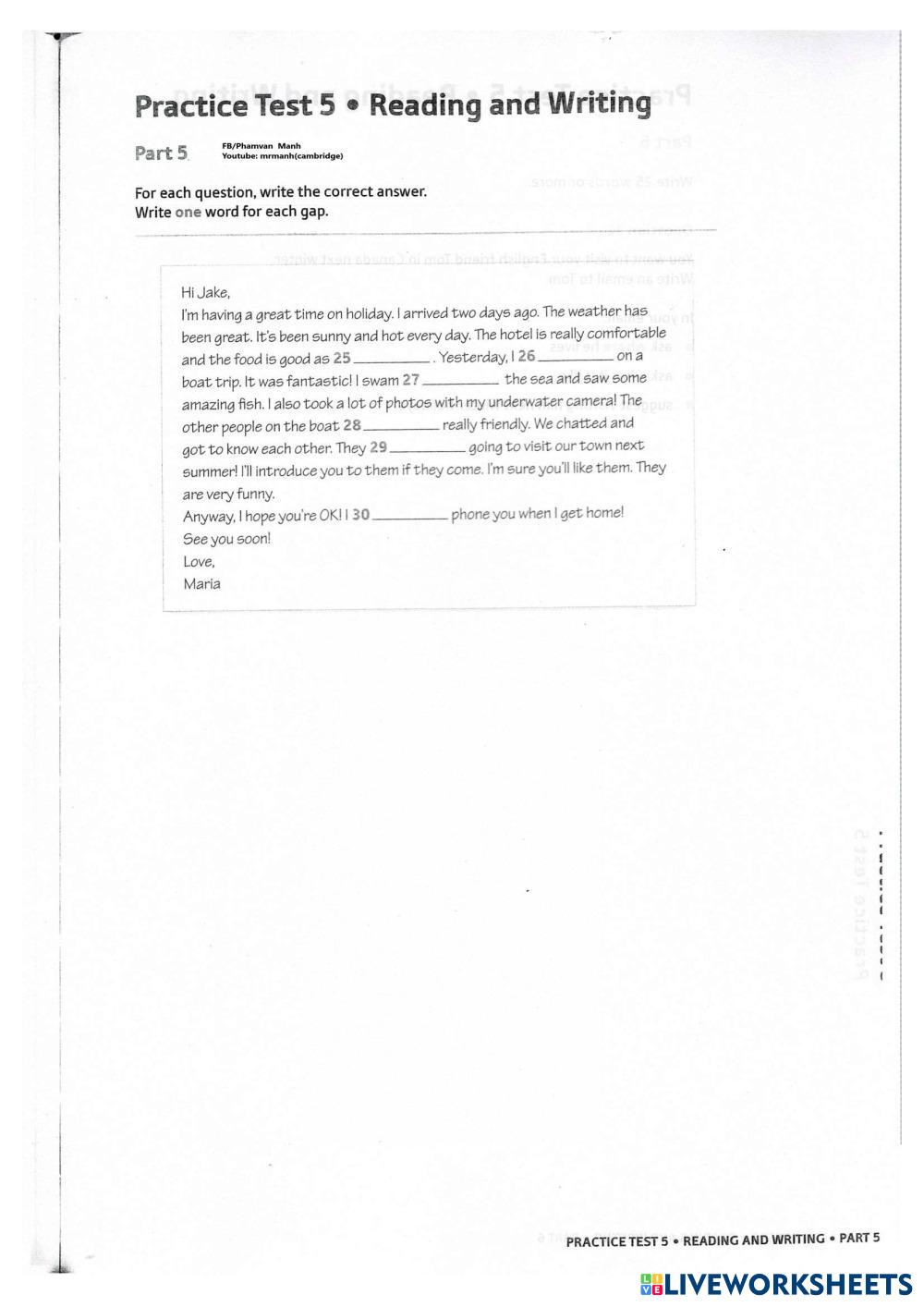 7608237 | KOF_Reading & Writing_Test 05 | Helenatran