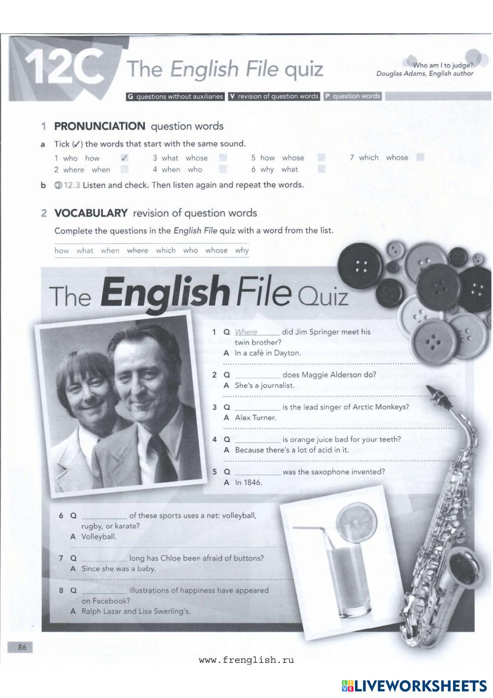 EF - Pre Intermediate - 12C | Live Worksheets