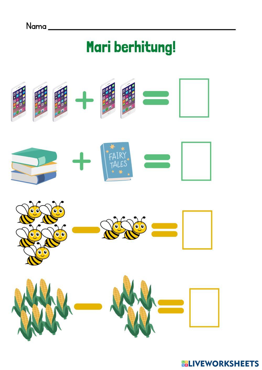 mari berhitung | Live Worksheets