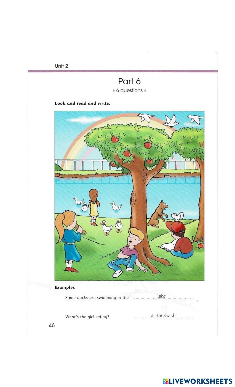 MSB_Reading_Part 6_Test 2 | Live Worksheets