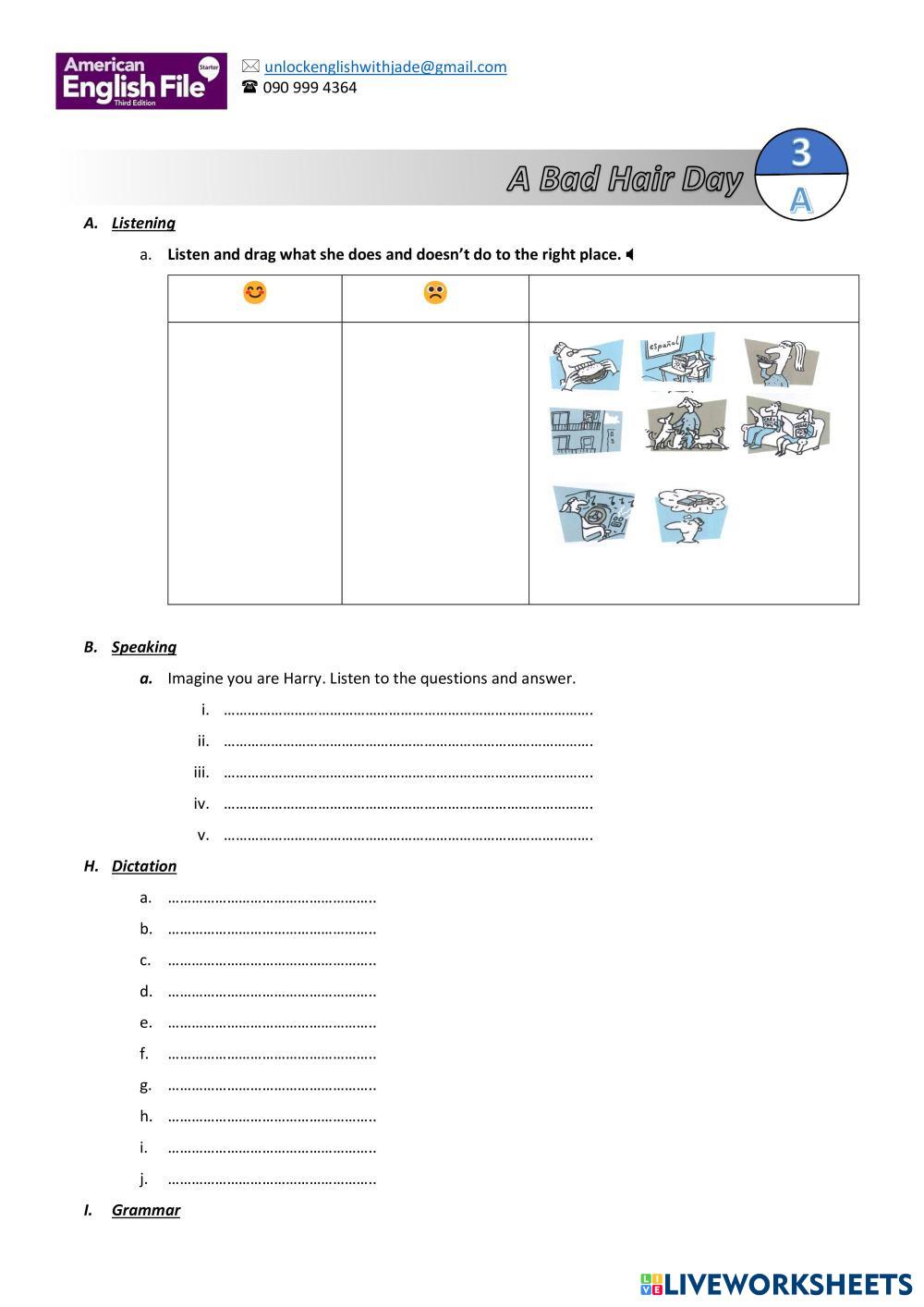 AEF Starter - 3… | Free Interactive Worksheets | 7618281