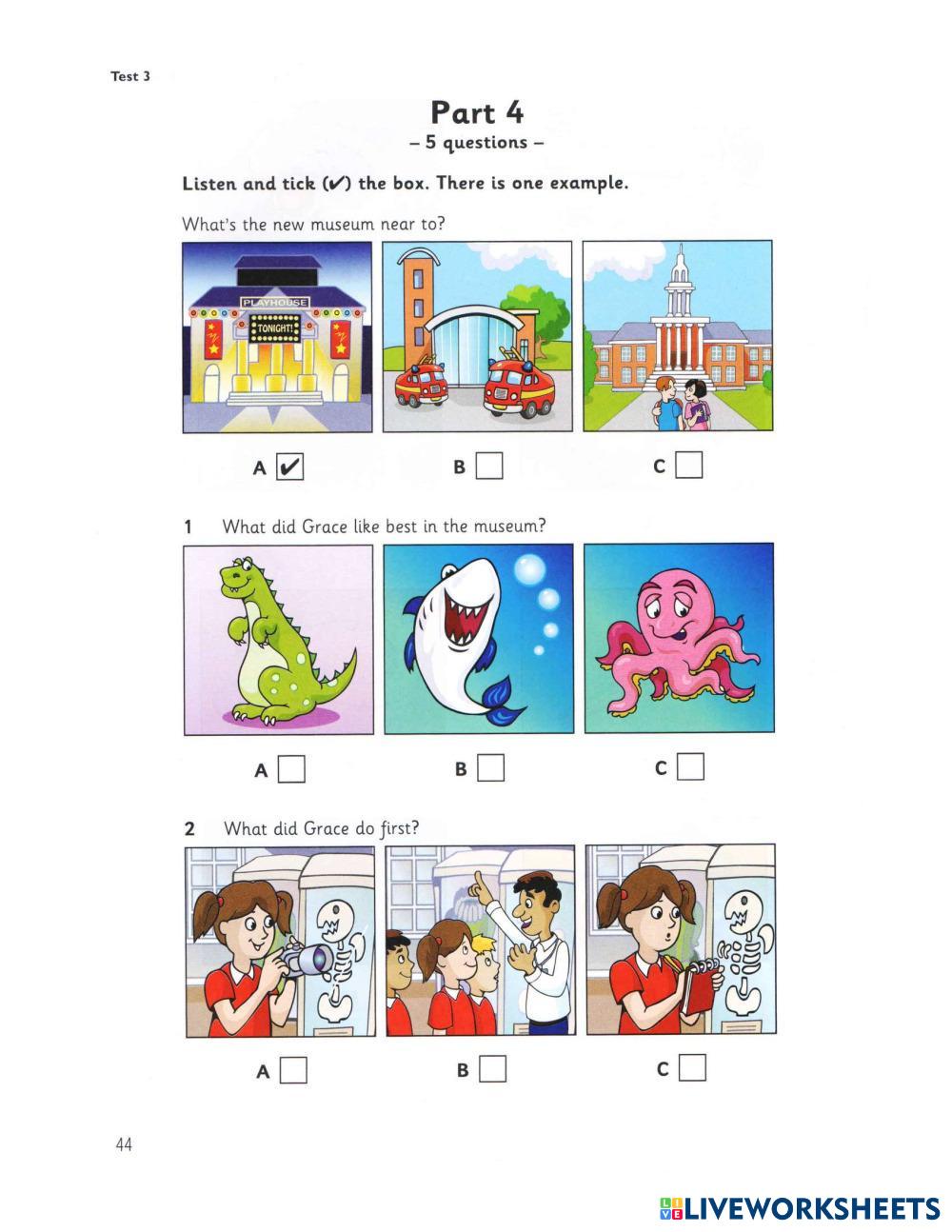 FLYERS 1 - TEST… | Free Interactive Worksheets | 7618703