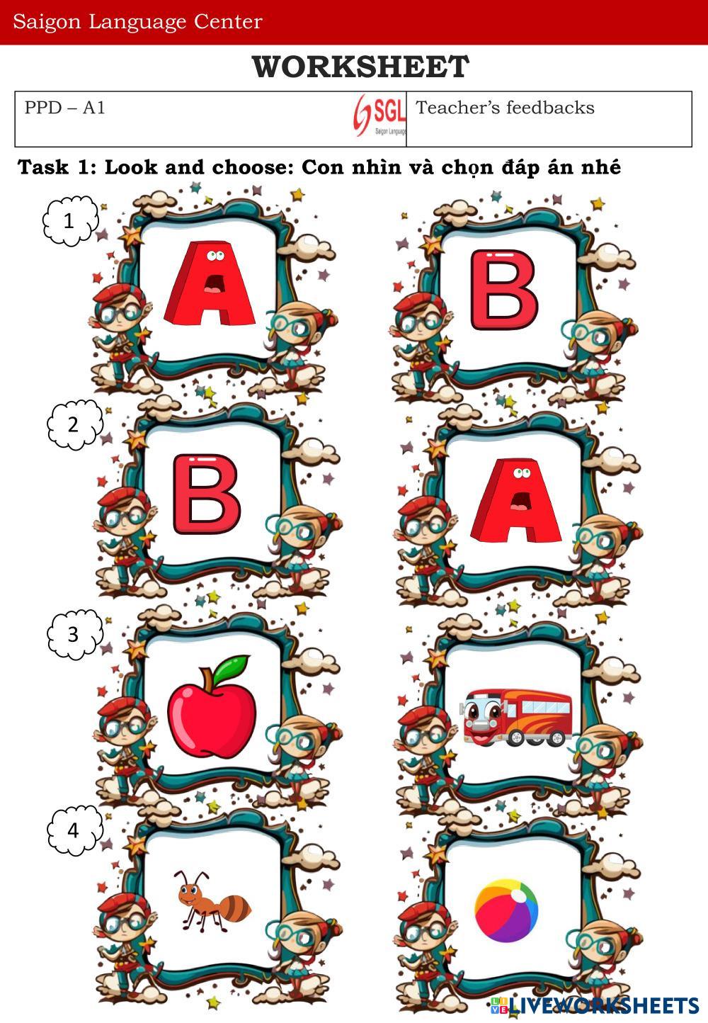 PPD A1 | Live Worksheets