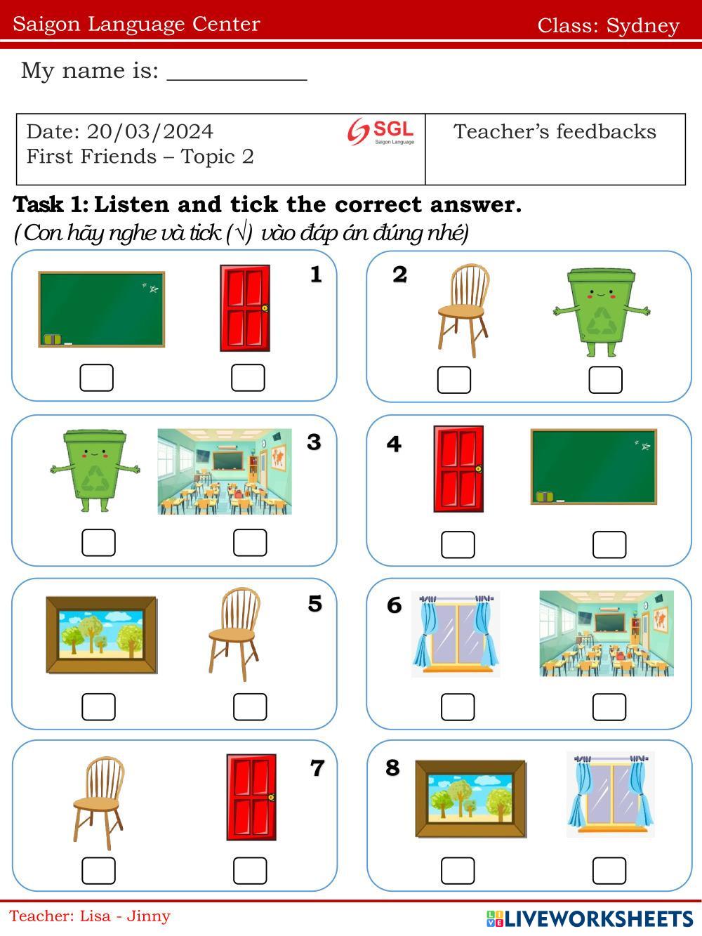 FF0 Topic 2 | Free Interactive Worksheets | 7624624