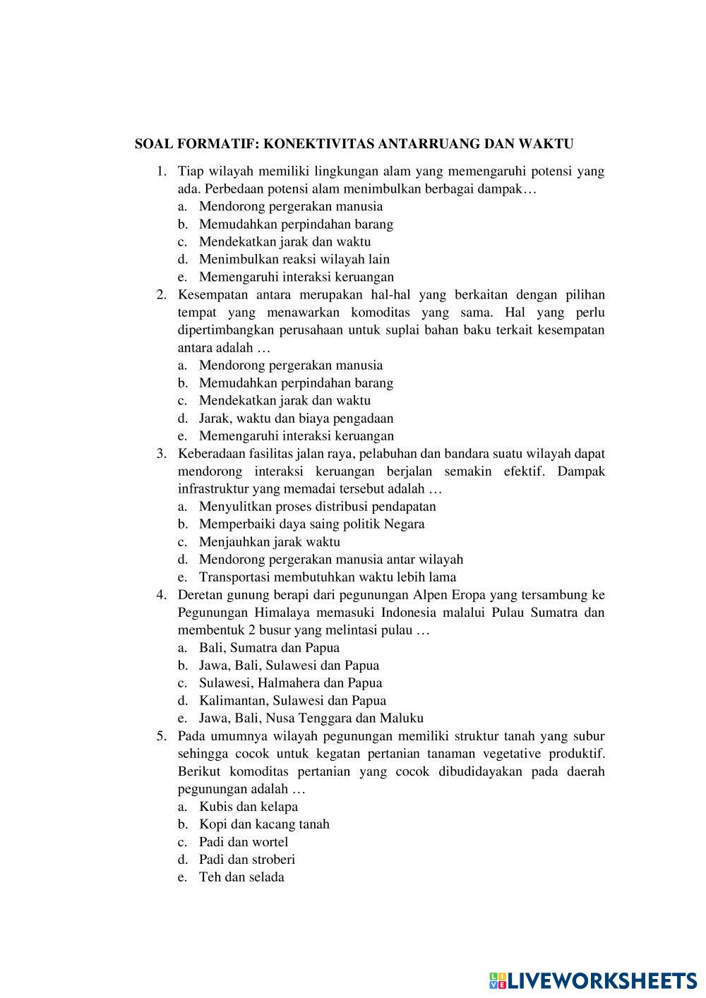 IPAS KELAS X SMK | Live Worksheets