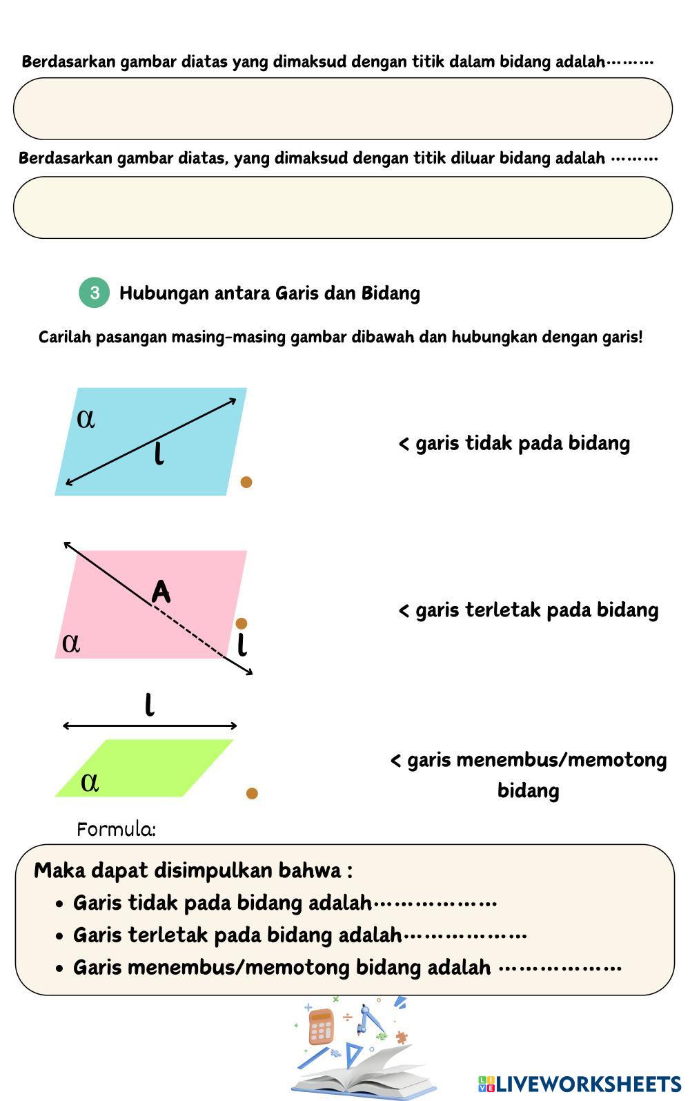 LKPD Garis dan … | Free Interactive Worksheets | 7630137