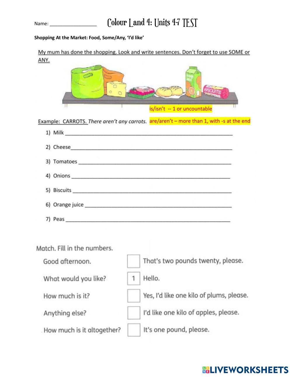 Colour Land 4 Units 4-7 Test 7631259 | Mariah Jacobs