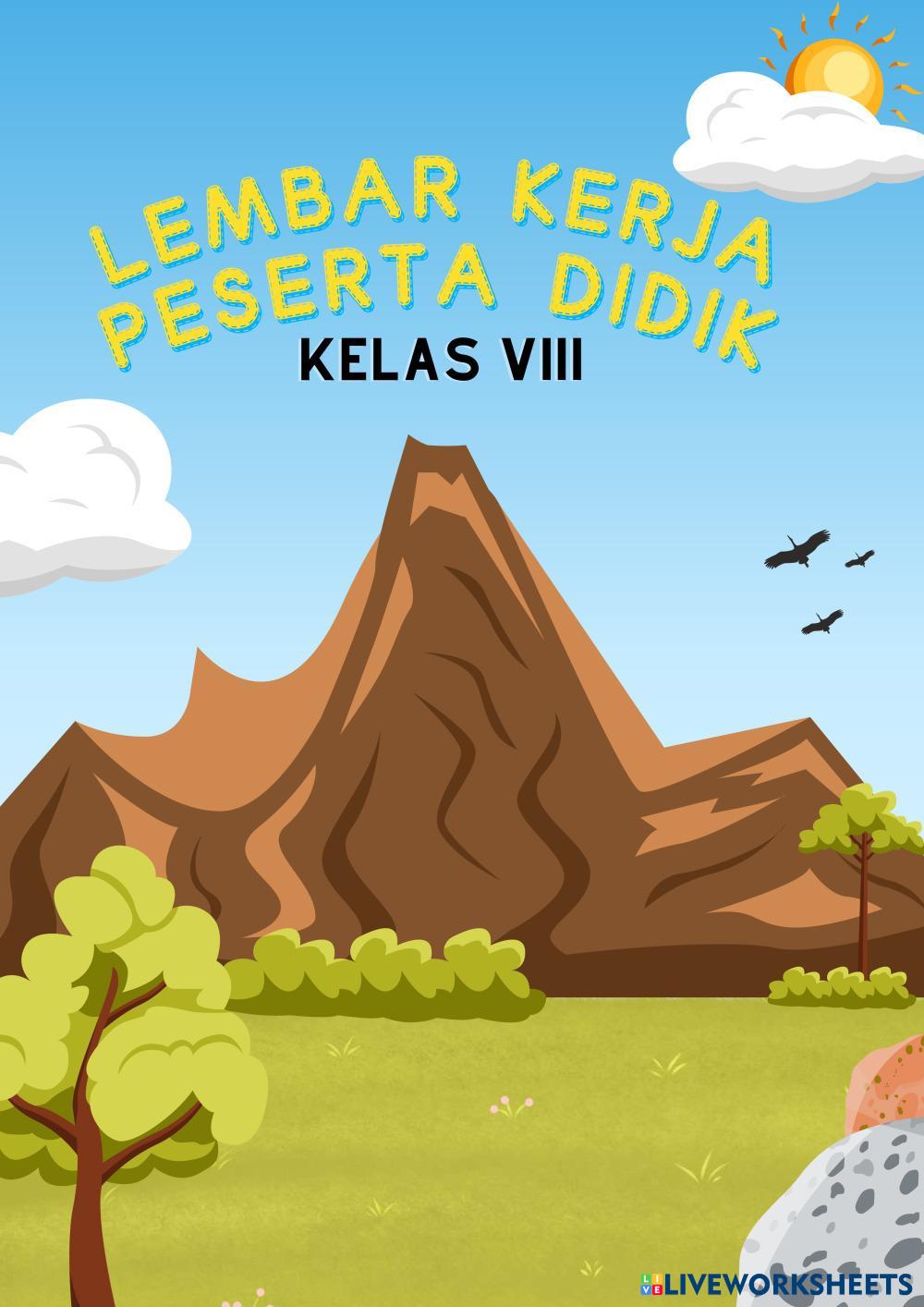GUNUNG BERAPI B | Live Worksheets