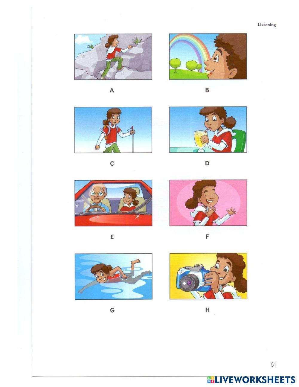 Movers 1 - List… | Free Interactive Worksheets | 7635634