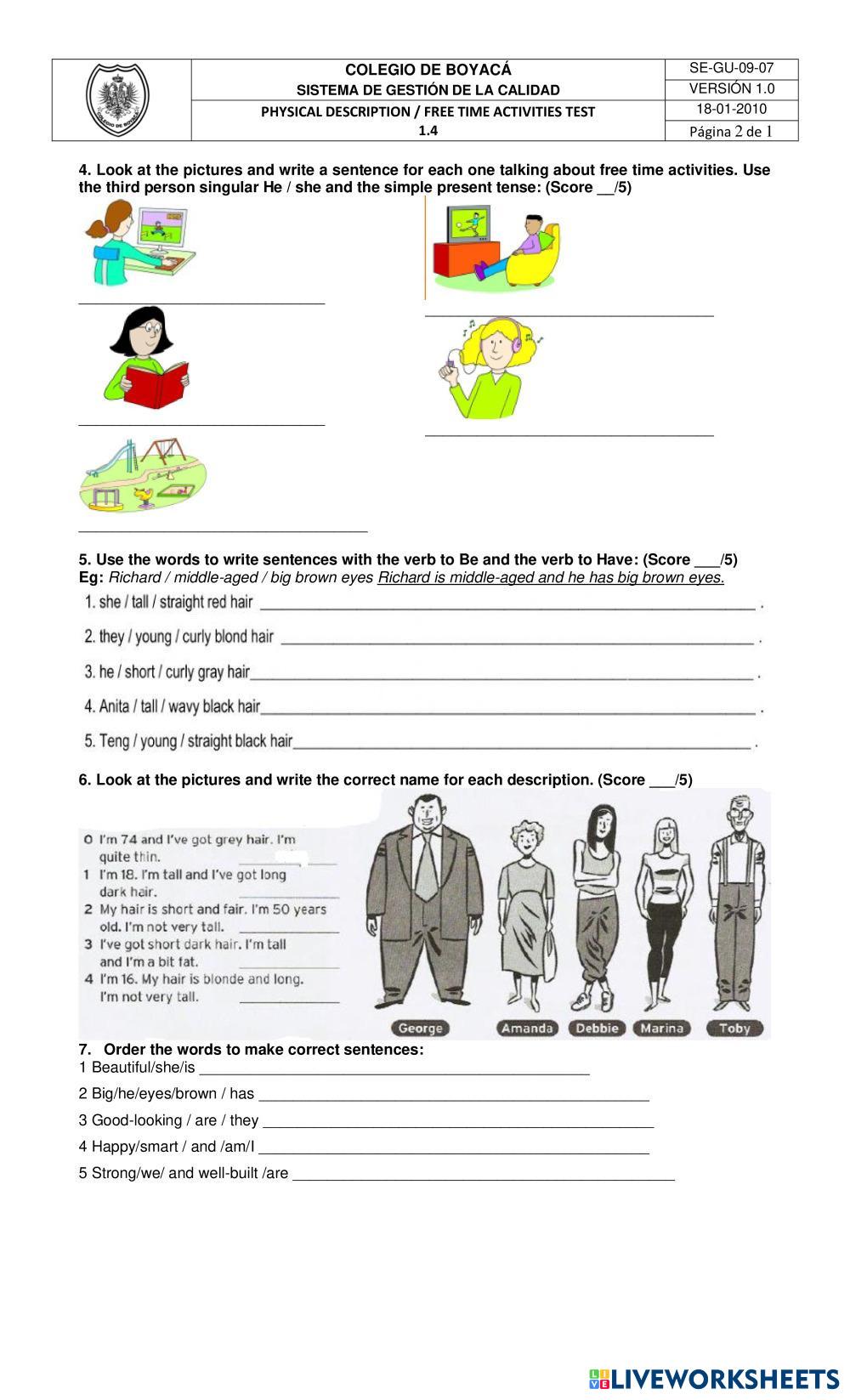 FIRST TERM TOPI… | Free Interactive Worksheets | 7639802