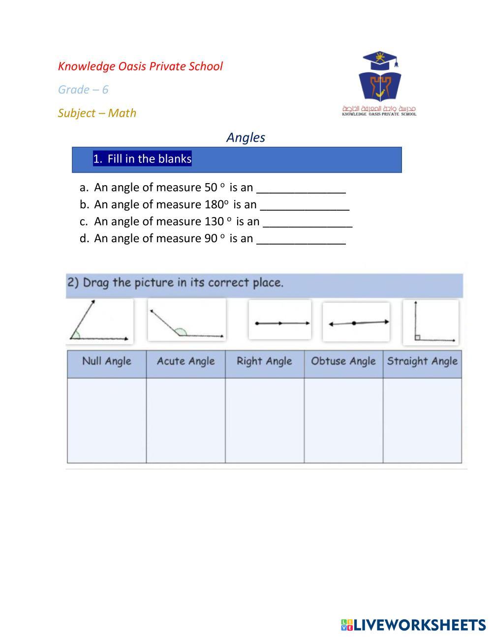Math Grade 6 - … | Free Interactive Worksheets | 7641118