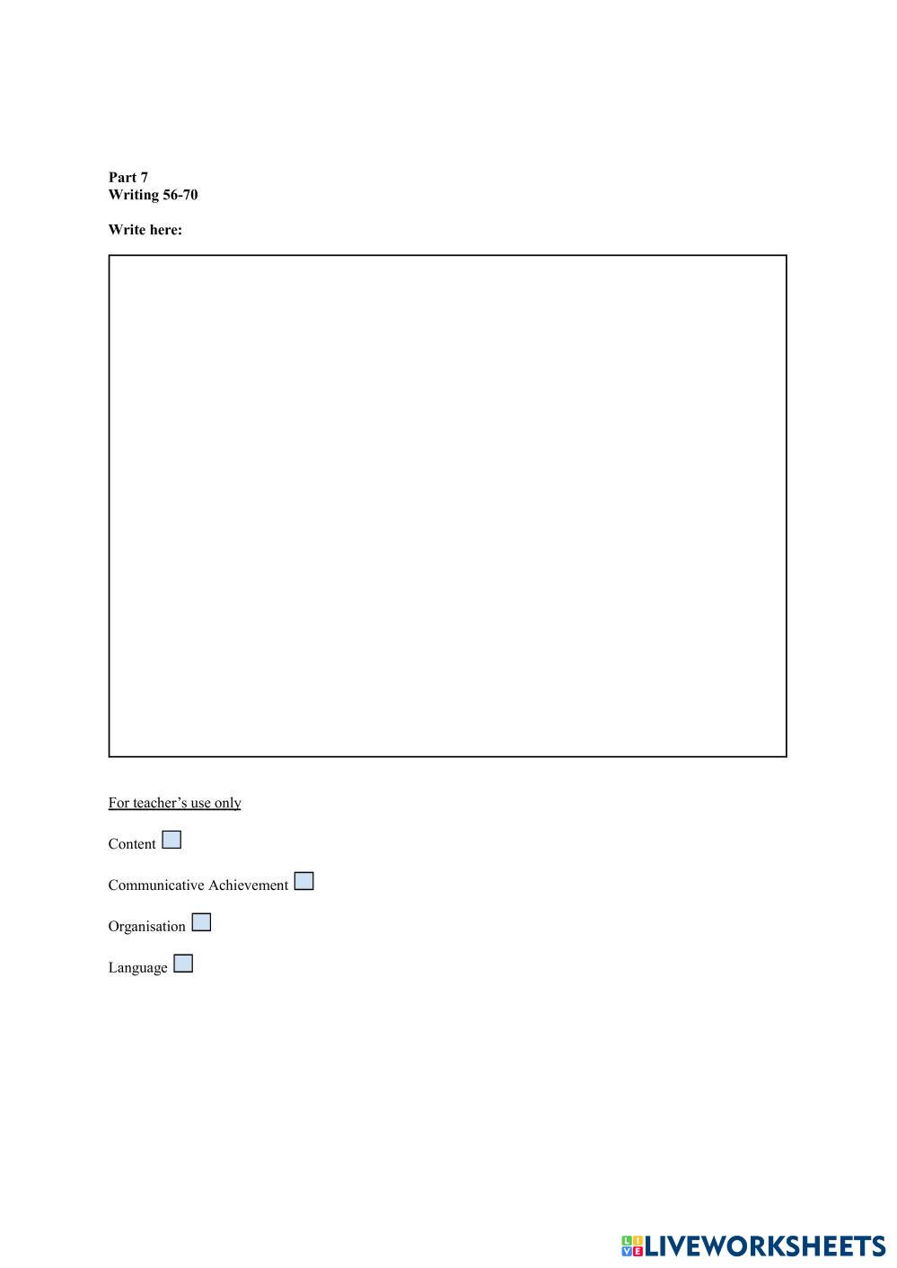 7647346 | TEST 7-Cambridge English EMPOWER B1+ ANSWER