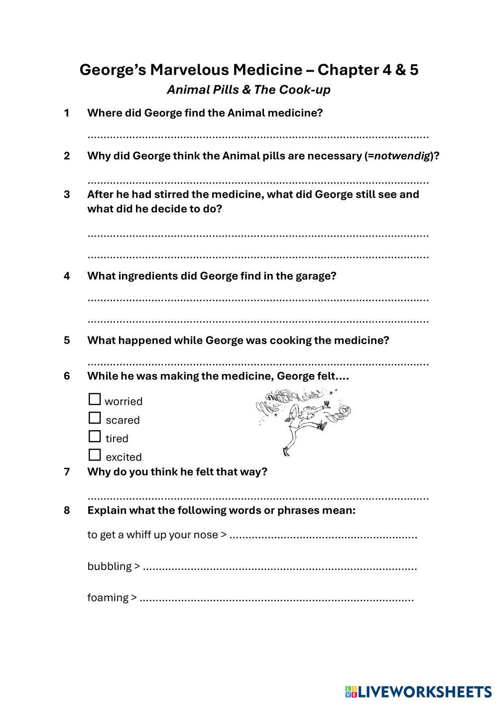 George's Marvel… | Free Interactive Worksheets | 7649322