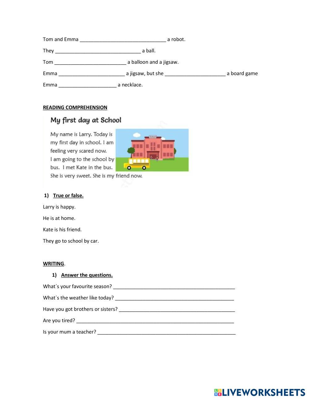 Bright ideas 2 | Free Interactive Worksheets | 7654315