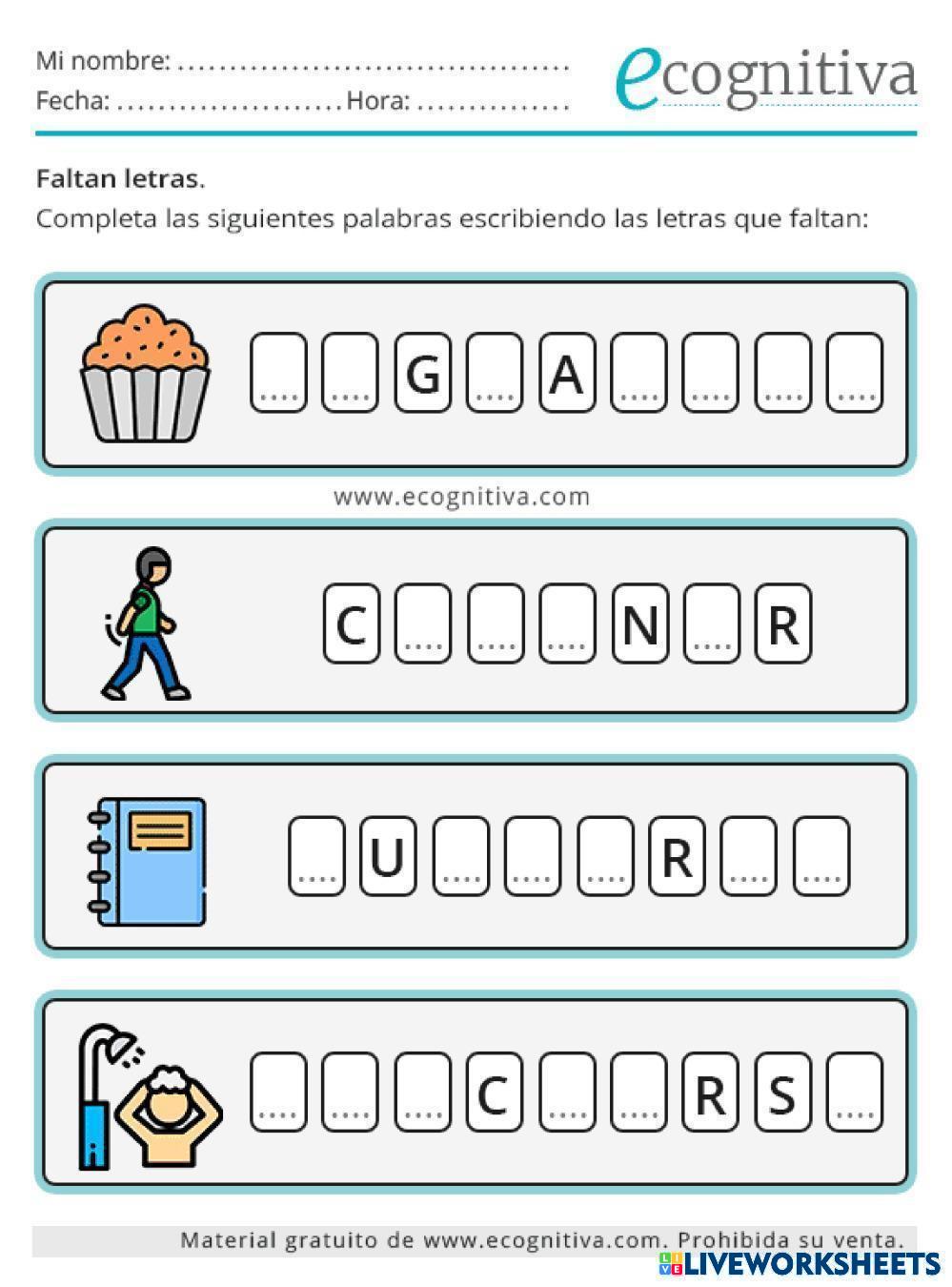 7657176 | Palabras Incompletas | Lorena García Hernández