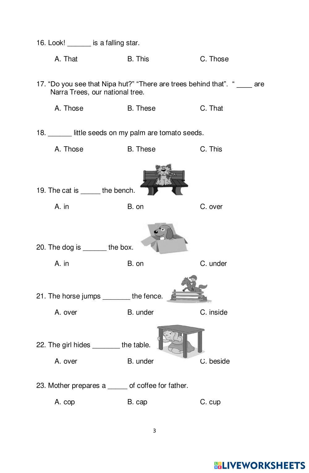 BASIC SIGHT WORD | Live Worksheets