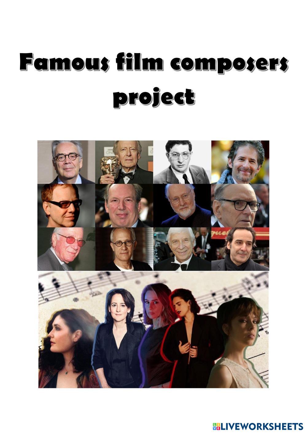Famous film composers project | Richard Cowling | Live