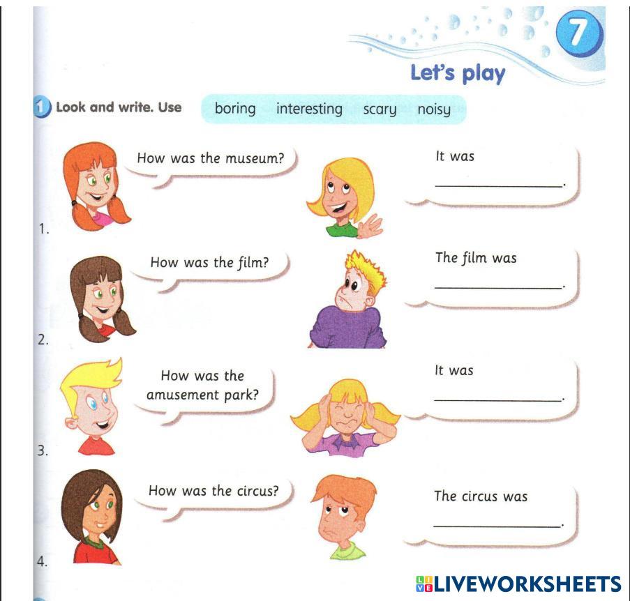 Mitchel 3 Module 7 Let's play | Live Worksheets