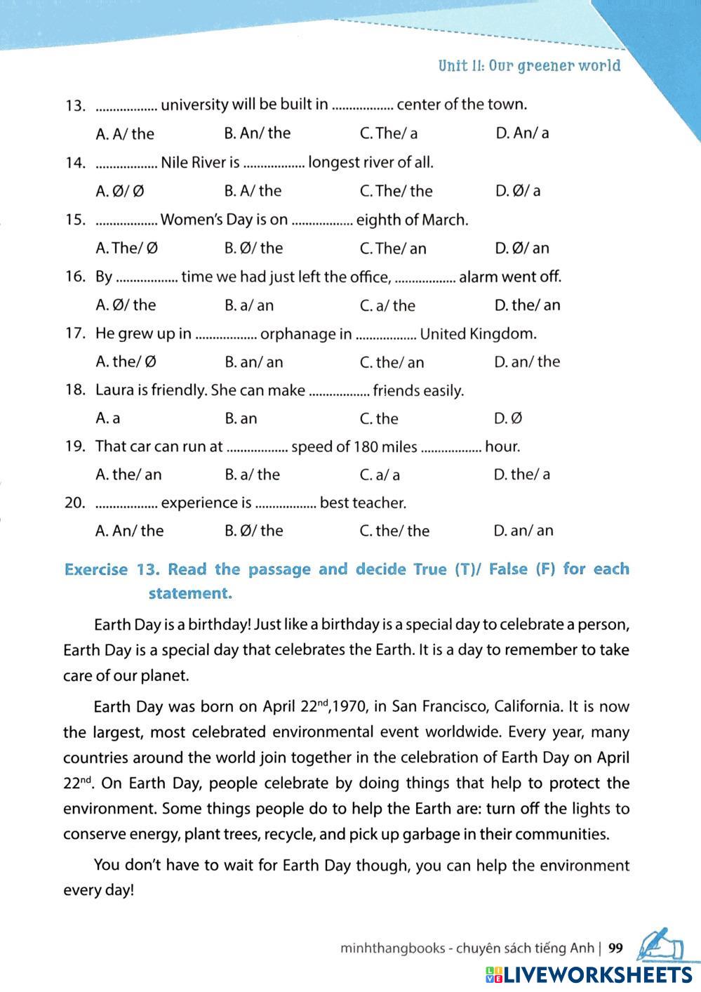 G6 U11 Reading … | Free Interactive Worksheets | 7658758