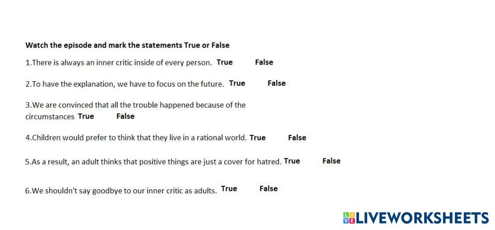 bad losers | Free Interactive Worksheets | 7662733