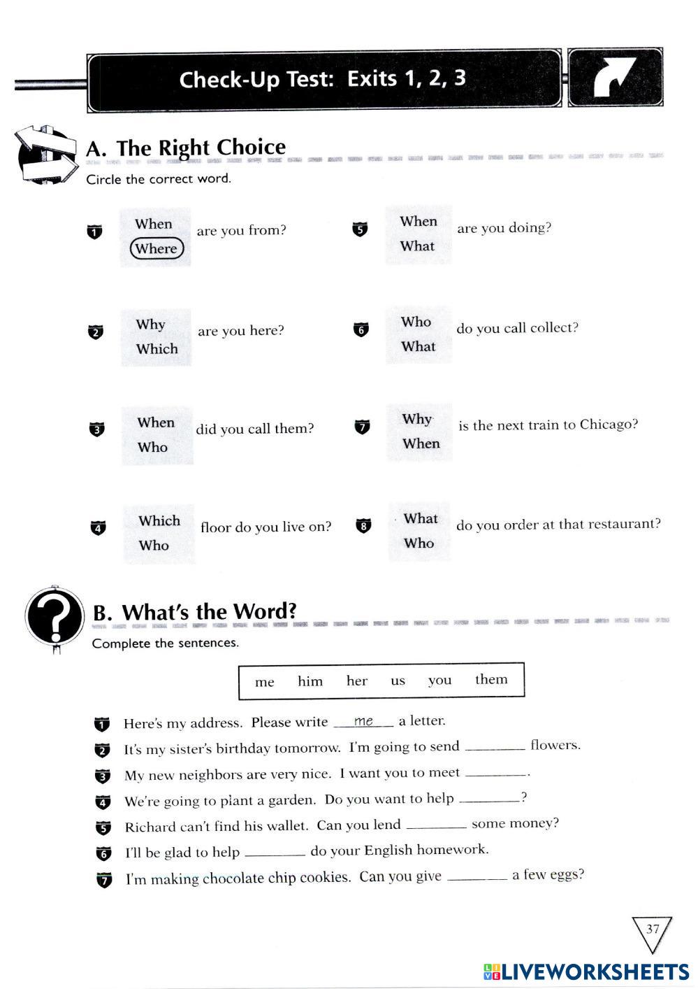 ExpressWays 2 | Live Worksheets