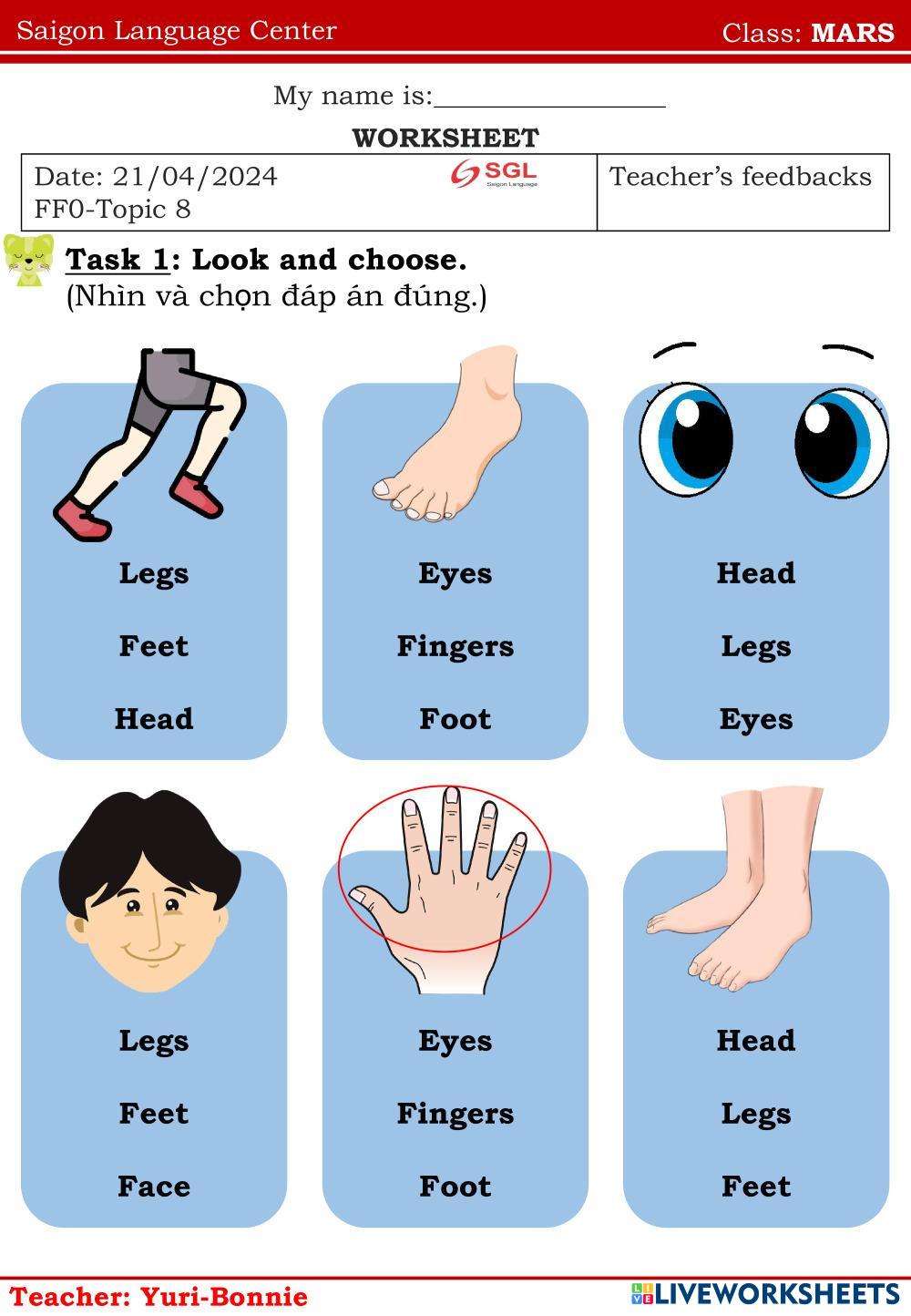 FF0-Topic 8 | Free Interactive Worksheets | 7665922