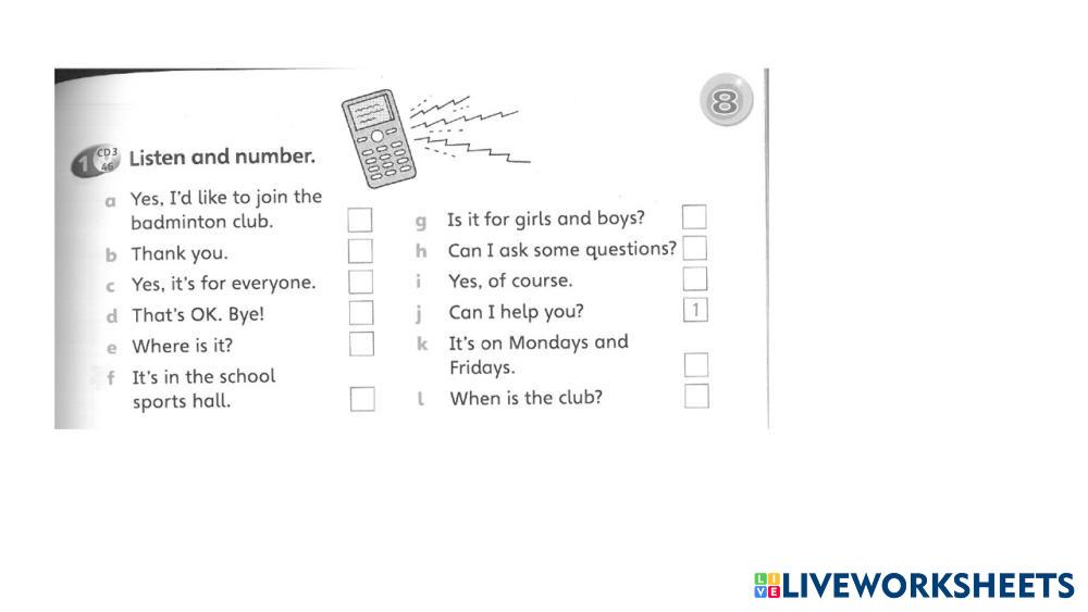 Listen to the dialogue | Live Worksheets