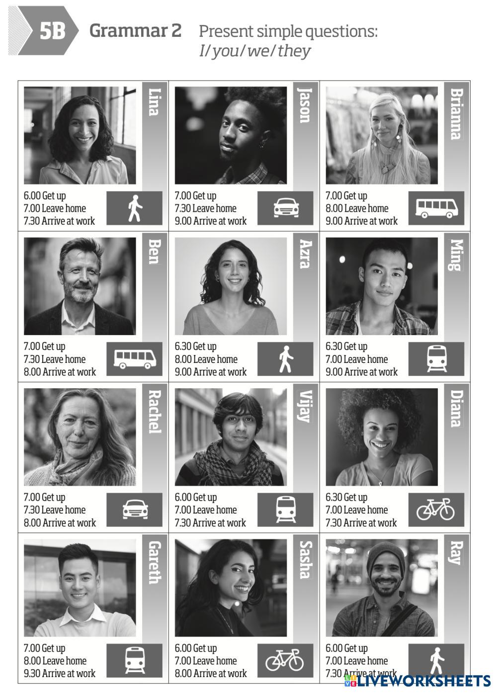 7668677 | Roadmap A1 |5B| Present simple questions with