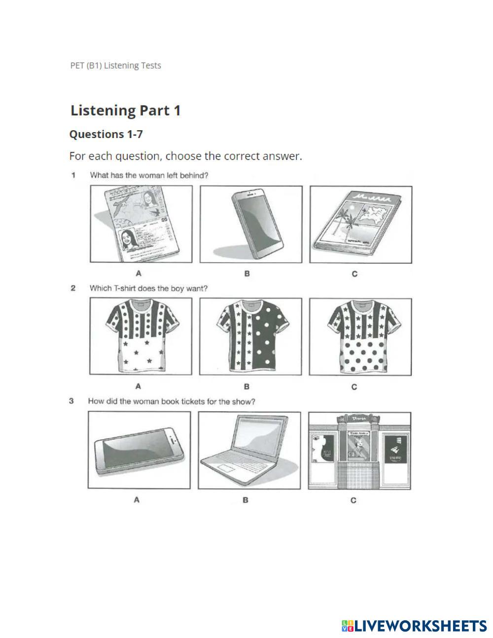 Prueba Omar 8 Listening | Live Worksheets