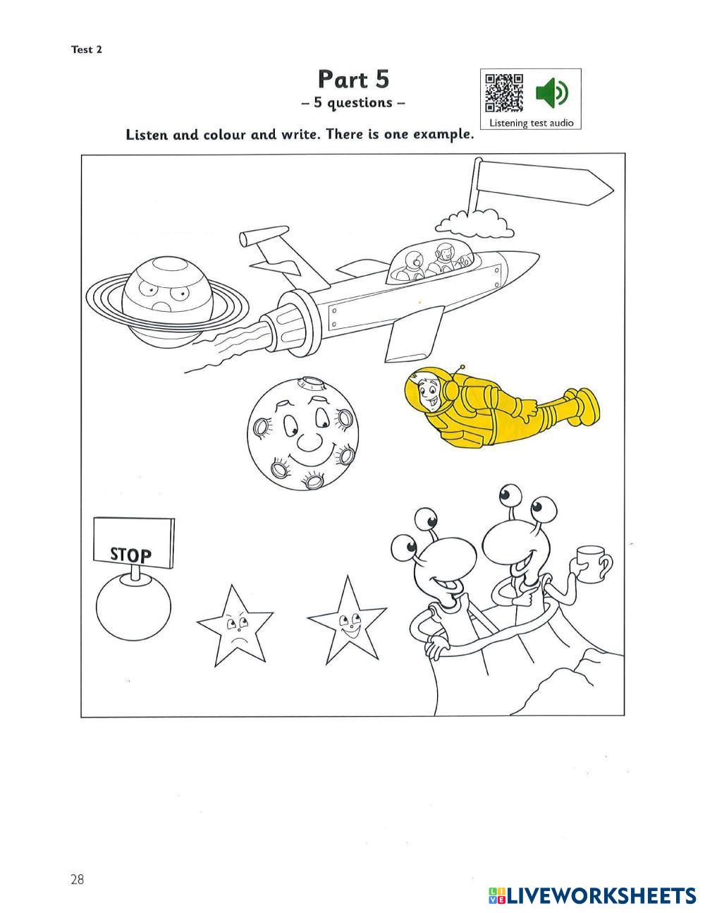 FLYERS 4 - TEST… | Free Interactive Worksheets | 7673365