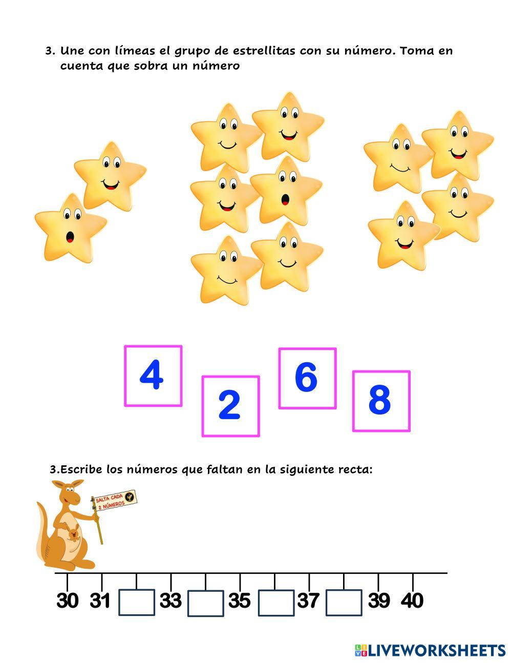 Contar de 5 en 5 | Free Interactive Worksheets | 7707136