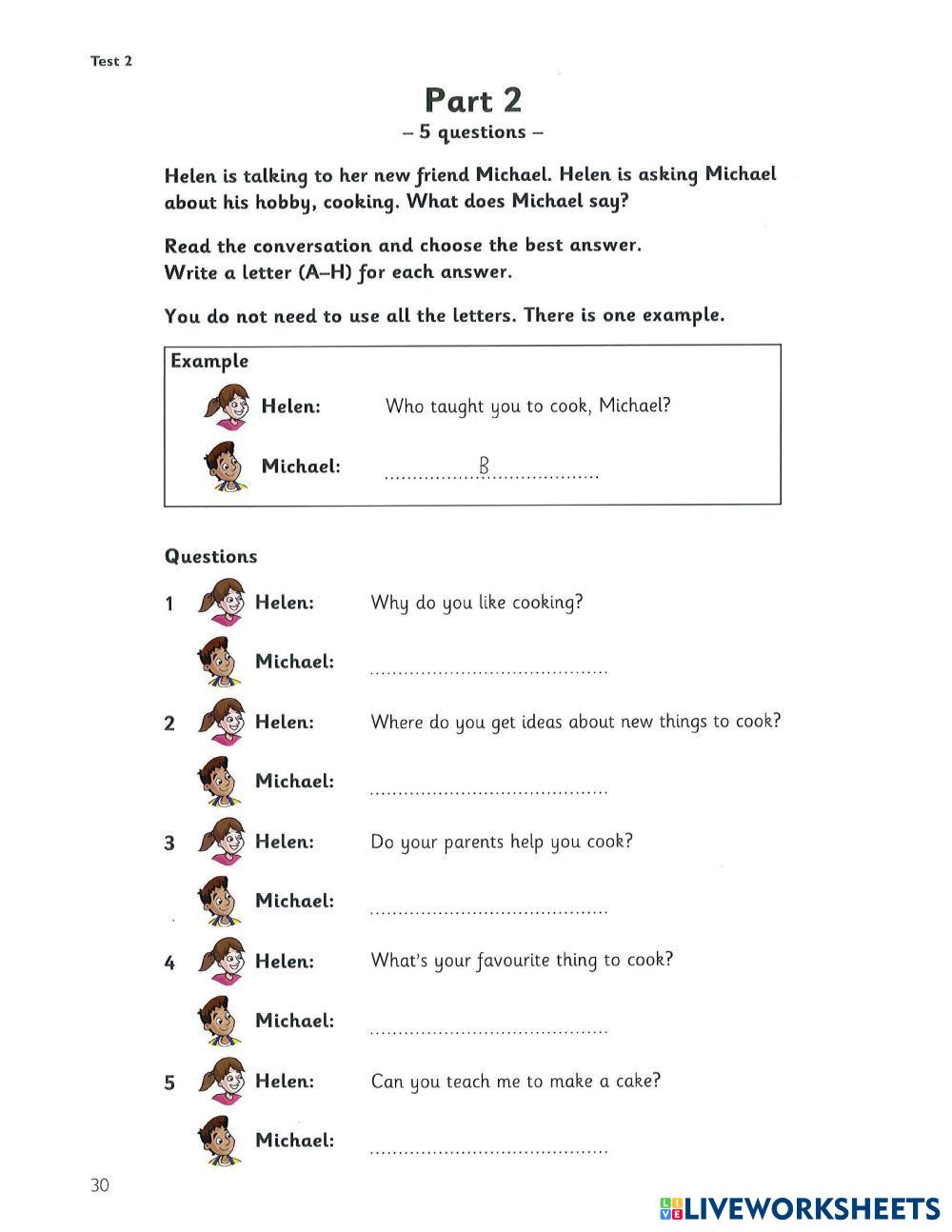 7674160 | FLYERS 4 TEST 2 READING FULL | bluepuppy