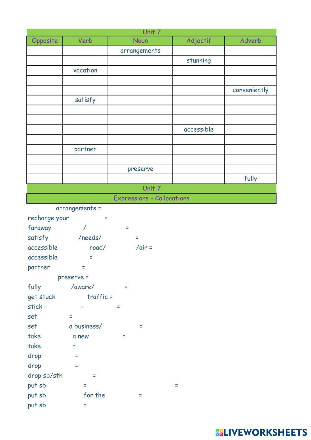 Hit the road | Free Interactive Worksheets | 7674447