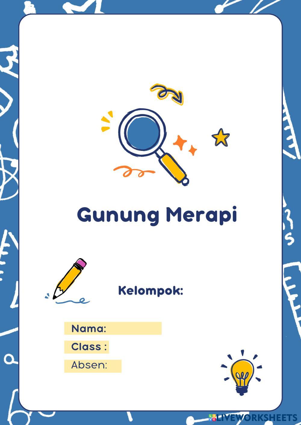 LKPD Gunung Ber… | Free Interactive Worksheets | 7675000