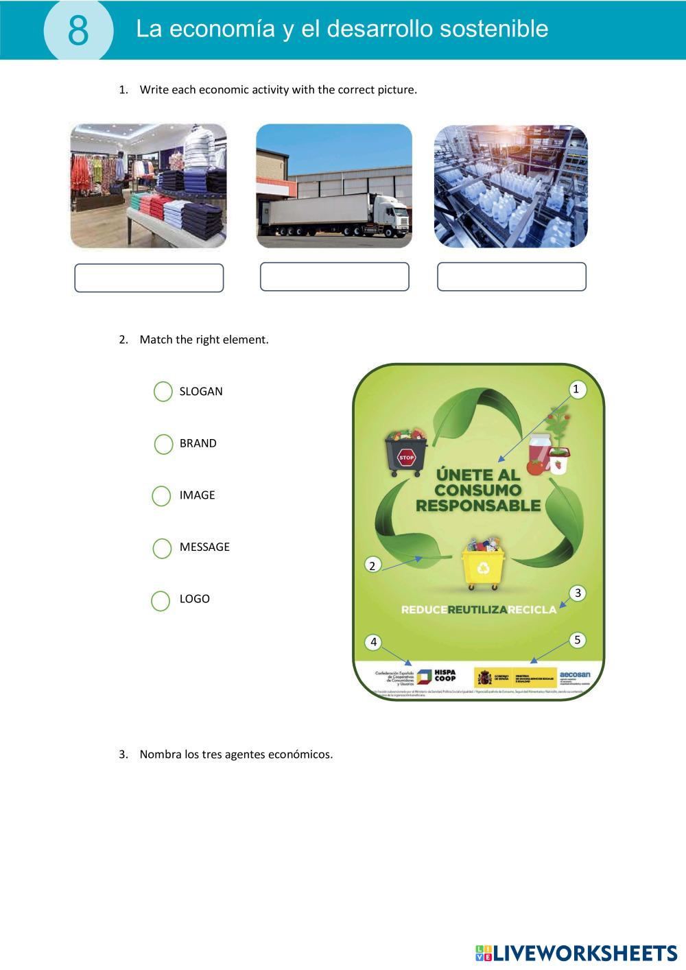 Prueba Economía… | Free Interactive Worksheets | 7676326