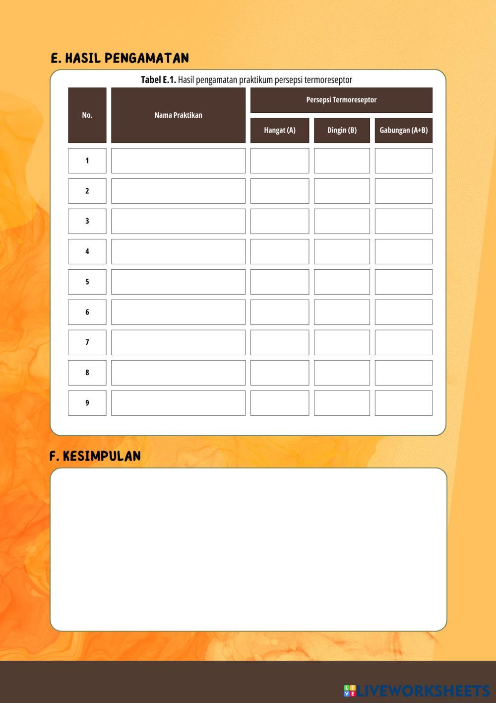 LKPD Praktikum … | Free Interactive Worksheets | 7677112