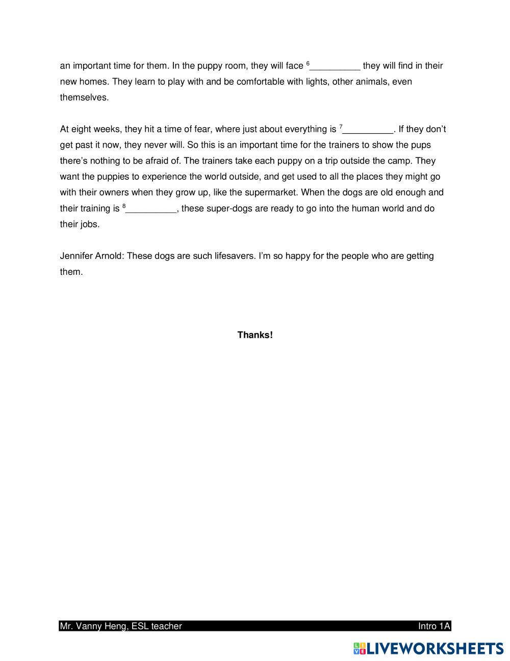 Qskill Intro_Unit3_Video Worksheet | Live Worksheets