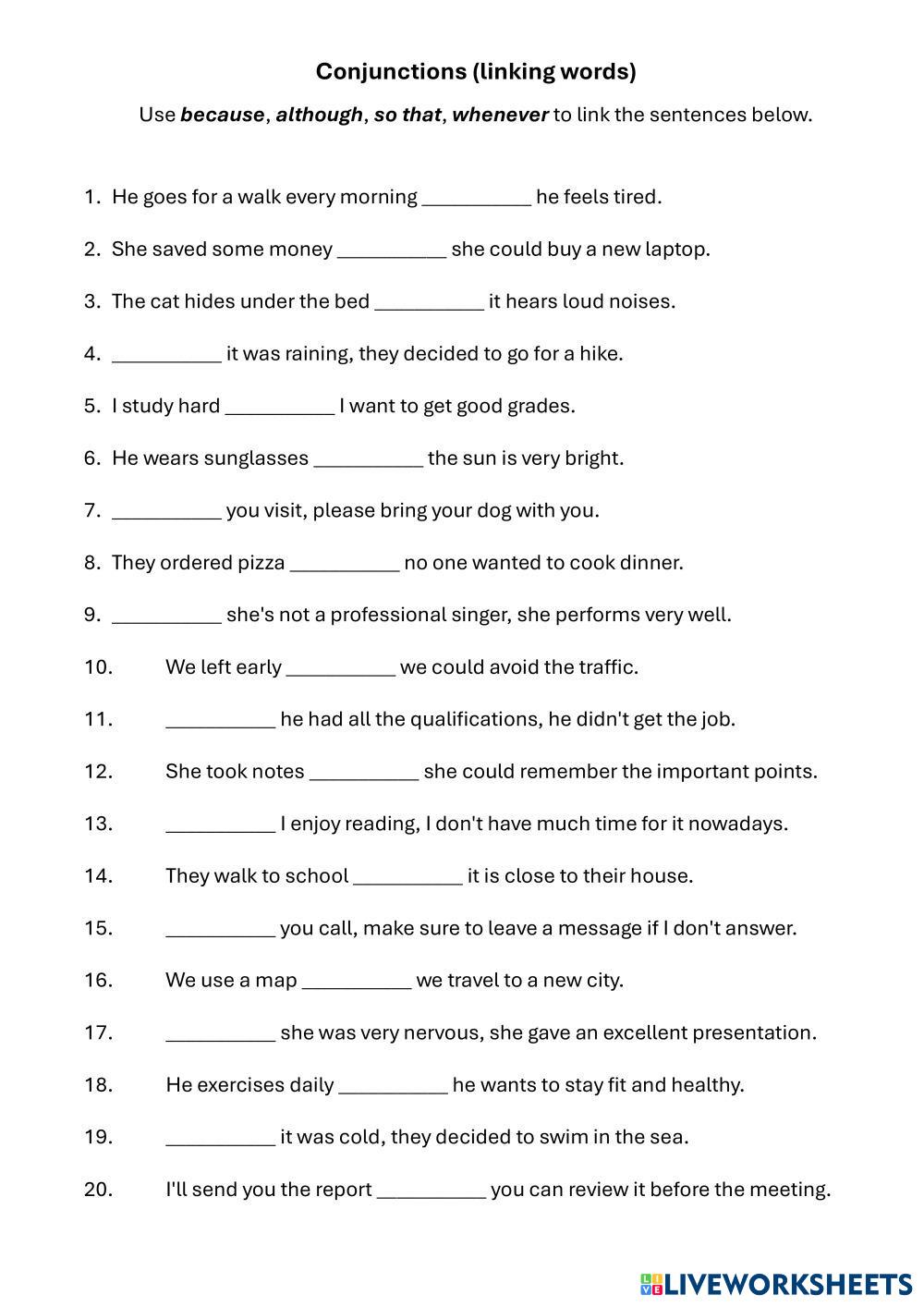 7678655 | Conjunctions/linking words | Iksarra