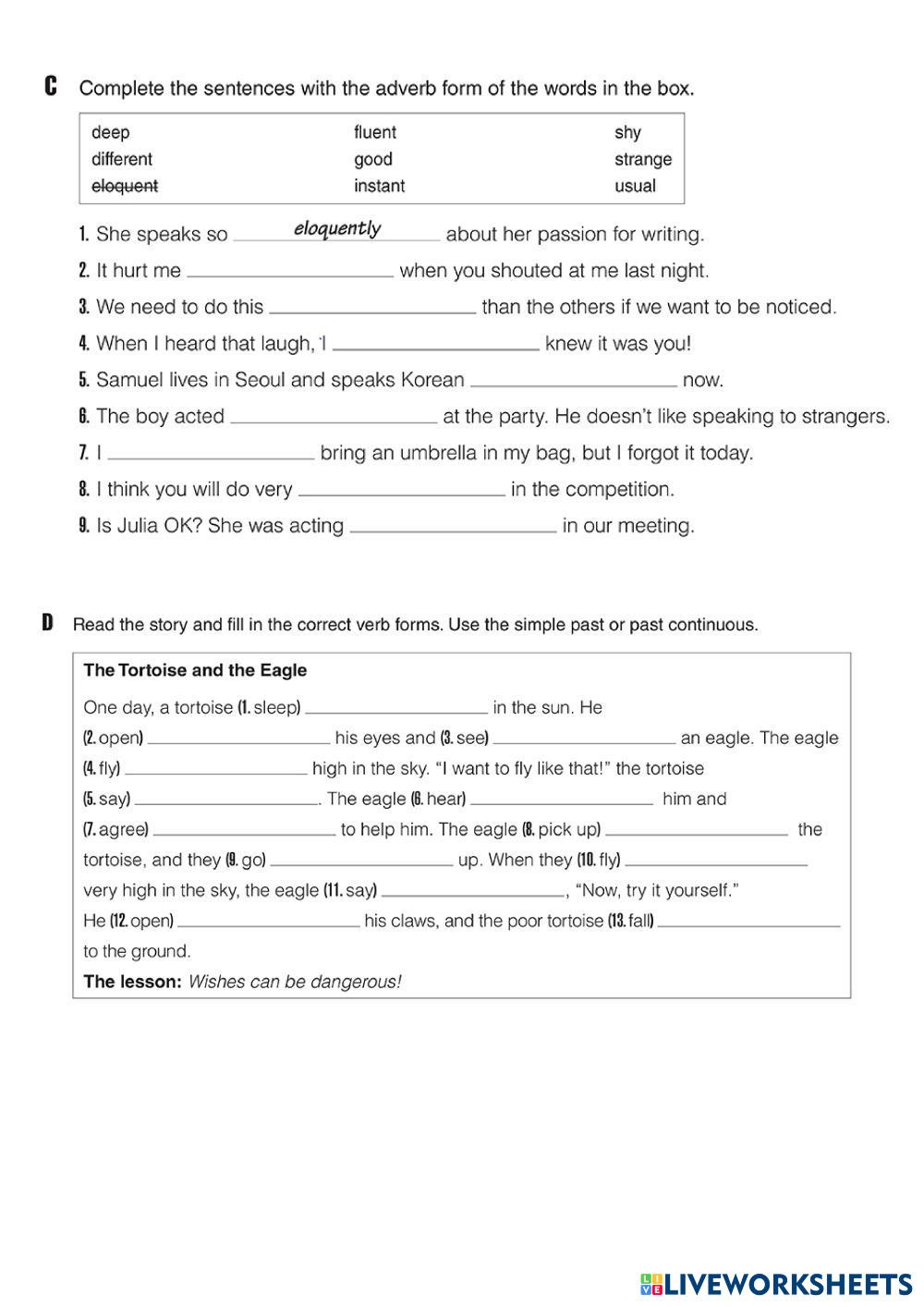 WORLDLINK 2-WORKBOOK UNIT 8 | Live Worksheets