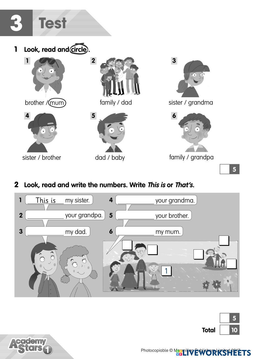 Academy stars 1… | Free Interactive Worksheets | 7683010