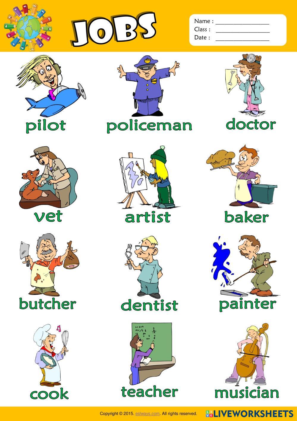 VOCAB TEST | Live Worksheets