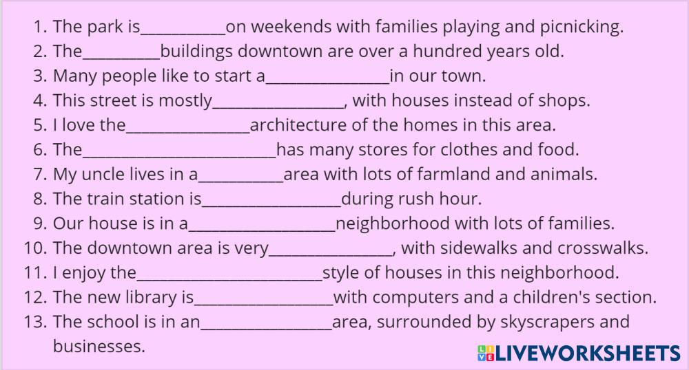 New words (LIza) | Live Worksheets