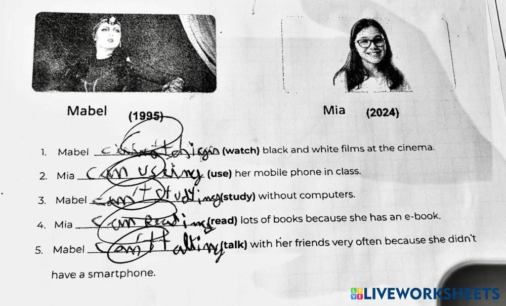 Can - Can't | Live Worksheets